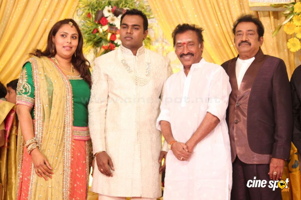 Actor Pandu Son Wedding Reception Photos | Cinespot.net