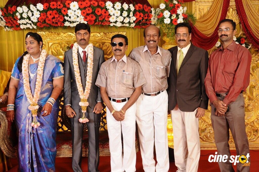 Anbalaya Prabhakaran Daughter Wedding Reception Photos | Cinespot.net