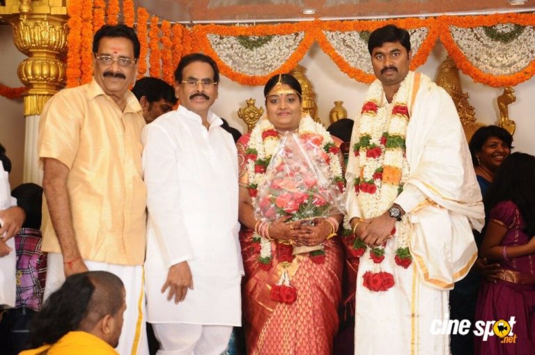 Anbalaya Prabhakaran Daughter Wedding Reception Photos | Cinespot.net